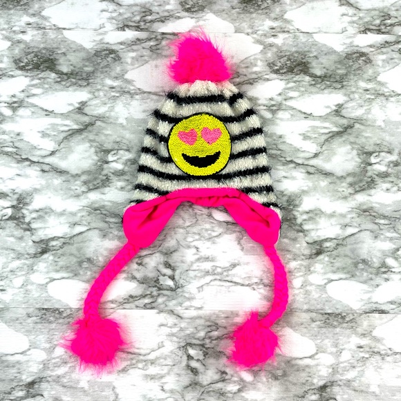 Justice | Accessories | Justice Smiley Face Reversible Sequin Winter ...